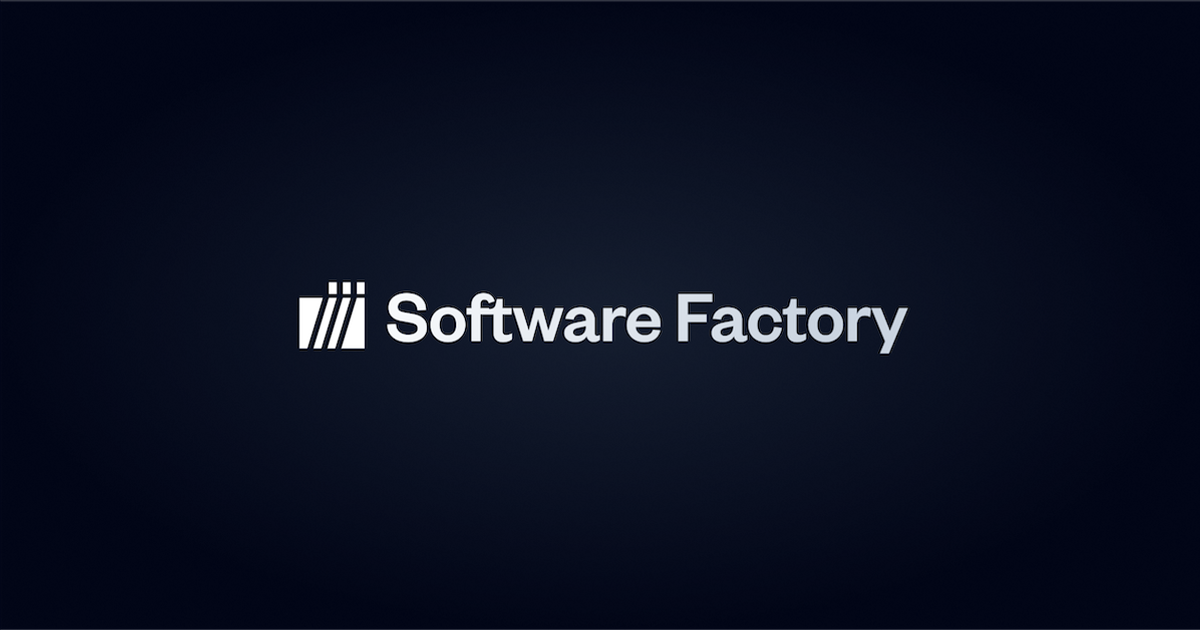 SOFTWARE FACTORY | Build something that lasts